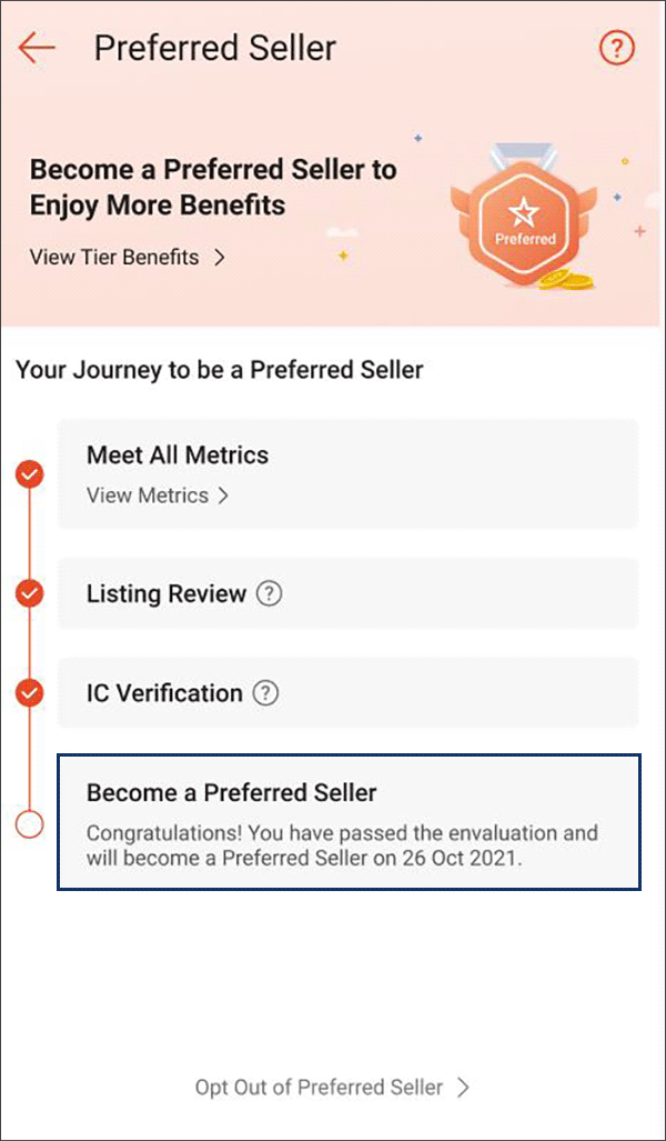 Preferred Seller IC submission | MY Seller [Shopee]