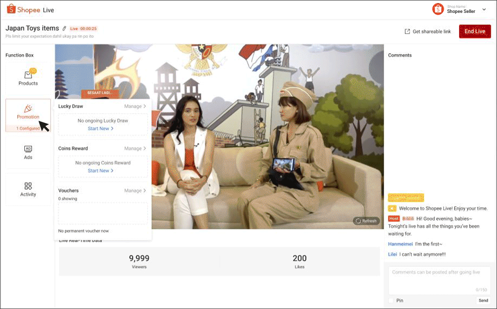 Engage your viewers with Polling | Shopee MY Seller Education Hub