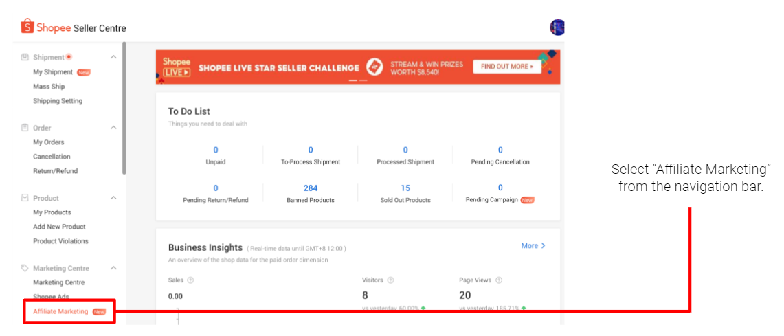 What is Self-Served AMS on Seller Centre and How to Opt In? | Shopee MY ...